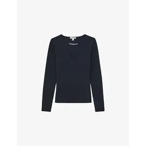 Reiss Round Neck T-shirts For Women