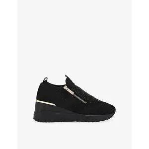 Carvela High-rise Knitted Trainers