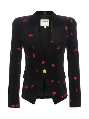 L'Agence Kaisley Velvet Blazer