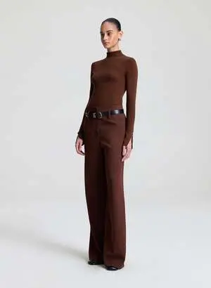 A.L.C. Liam Tailored Pant - Brunette