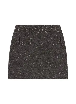Metallic Boucle Skirts