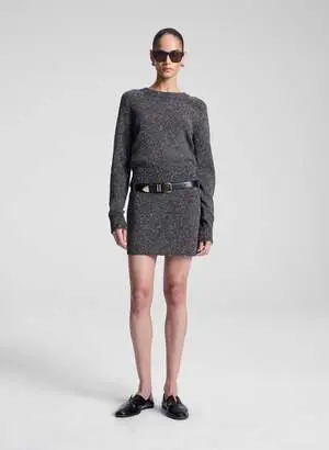 A.L.C. Stella Boucle Tweed Mini Skirt
