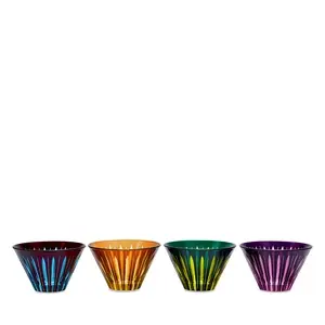 L'Objet Prism Condiment Bowls Assorted, Set Of 4