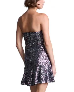 Bcbgmaxazria Sequined Mini Dress