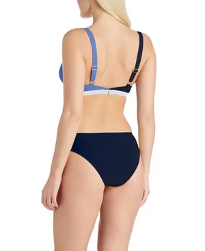 VALIMARE Color Block Bikini Top - Navy
