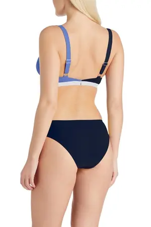 VALIMARE Color Block Bikini Top - Navy