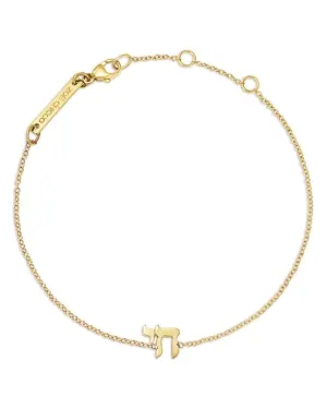 Zoe Chicco 14k Yellow Chai Chain Bracelet - Gold