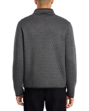 Bloomingdale'S Snap Placket Quilted Pullover