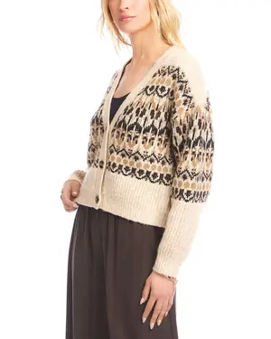 Karen Kane Jacquard Cardigan