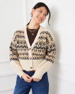 Karen Kane Jacquard Cardigan
