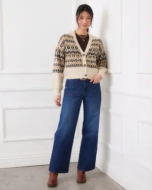 Karen Kane Jacquard Cardigan