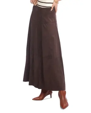 Karen Kane Tiered Faux Suede Skirt