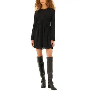 Farm Rio Pleated Mini Dress
