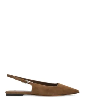 Vince Gracy Slingback Flats - Elmwood