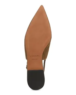 Vince Gracy Slingback Flats - Elmwood