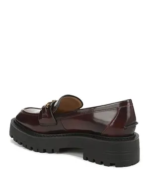 Sam Edelman Lea Loafer Flats - Dark Merlot