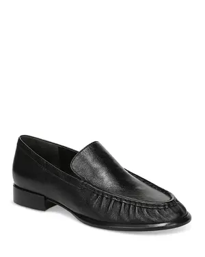 Vince Nora Leather Flats - Black