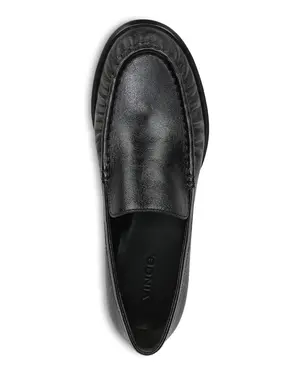Vince Nora Leather Flats - Black