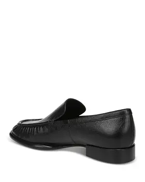 Vince Nora Leather Flats - Black