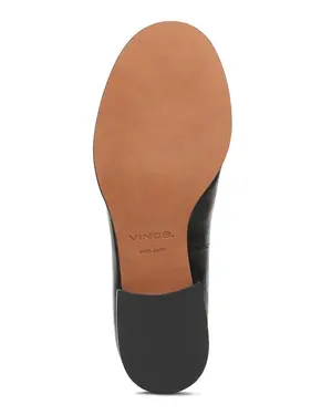 Vince Nora Leather Flats - Black