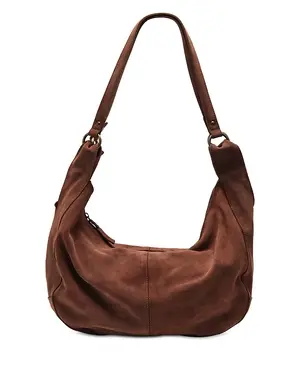 Free People Roma Suede Tote - Rust