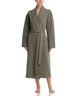 HUDSON PARK COLLECTION Text Chevron Robe
