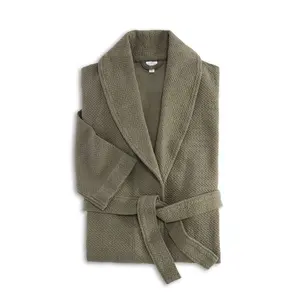 HUDSON PARK COLLECTION Text Chevron Robe