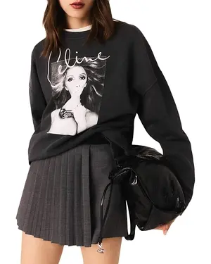 Maje Graphic Sweatshirts Hoodies For Women