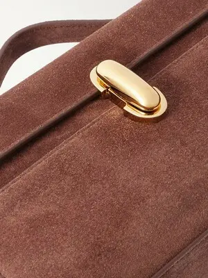 Savette Symmetry Pochette Suede Tote - Brown