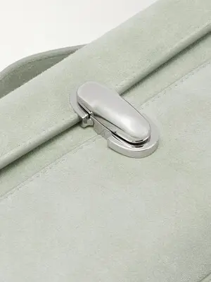 Savette Symmetry Pochette Suede Tote - Green