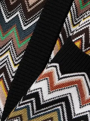 Missoni Belted Striped Jacquard-knit Cardigan