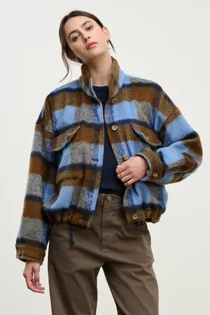Velvet By Graham & Spencer Aubrey Plaid Jacket