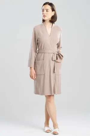 Natori Tranquility Waffle Wrap - Brown