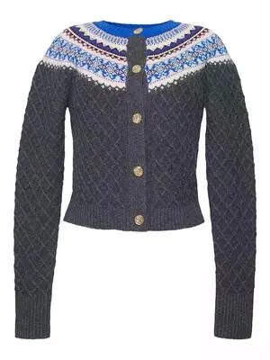 Cara Cara Fairisle Cable-knit Cardigan