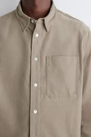 Cos Relaxed Corduroy Shirt - Beige