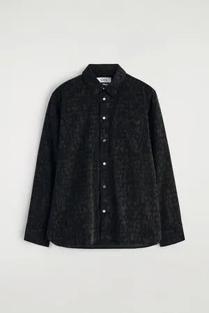 Men's Black Corduroy Shirts