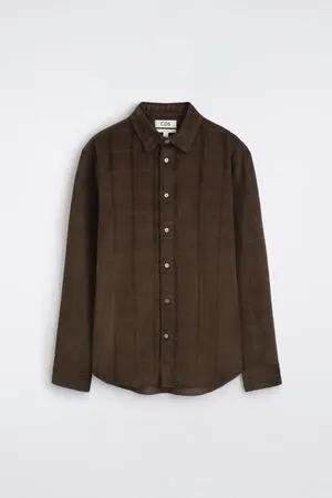Cos Relaxed Corduroy Shirt - Brown