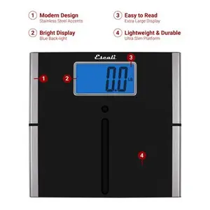 ESCALI Ultra Slim Easy Read Body Scale