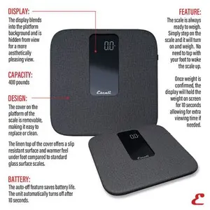 ESCALI Comfortstep Anti-slip Bathroom Scale