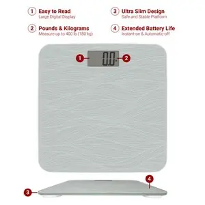 ESCALI Glass Waves Bathroom Scale