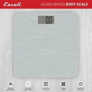 ESCALI Glass Waves Bathroom Scale