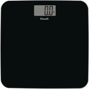 ESCALI Slim Glass Bathroom Scale - Black