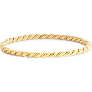 KIARA BY KI-ELE Adina Swirl Bangle Bracelet - Gold