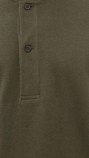 Filson Waffle Knit Henley Top