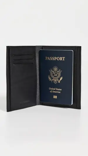 Shinola Leather Passport Wallet