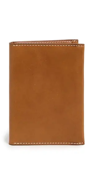 Shinola Leather Passport Wallet - Tan