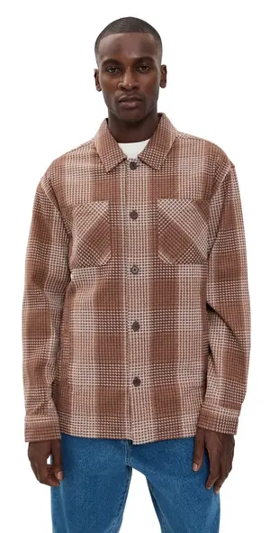 FAIR HARBOR Riptide Shirt Jacket - Waffle Oak