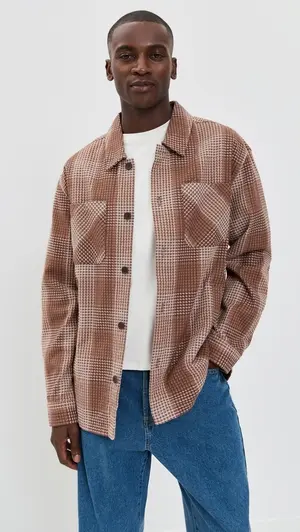 FAIR HARBOR Riptide Shirt Jacket - Waffle Oak