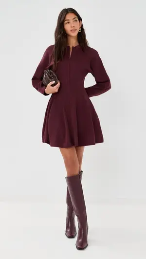 Ulla Johnson Ansel Mini Dress With Zipper Front
