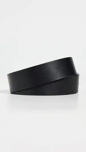 Madewell Centerbar Leather Belt - True Black